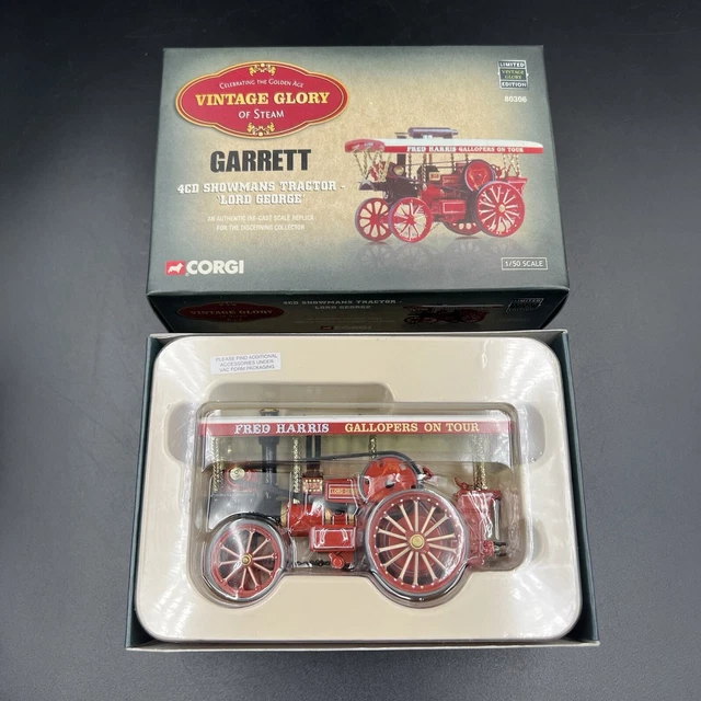 CORGI 80306 GARRETT 4CD Showmans Tractor 'Lord George' Vintage Glory Of ...