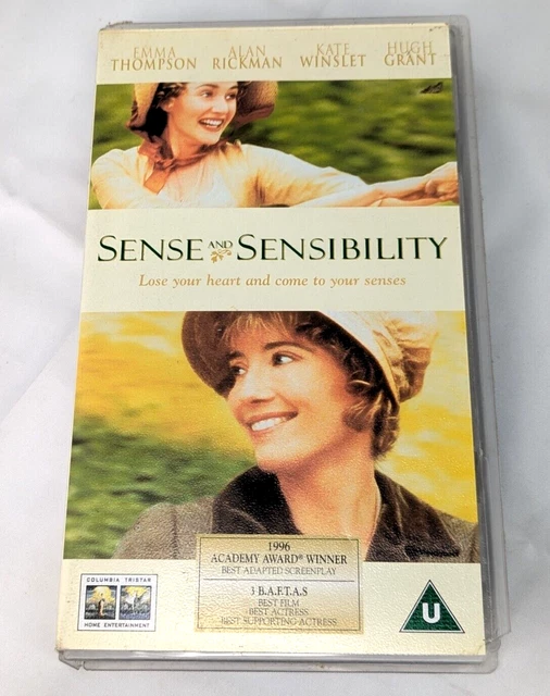 SENSE AND SENSIBILITY VHS Video Tape Emma Thompson Kate Winslet 1995 ...