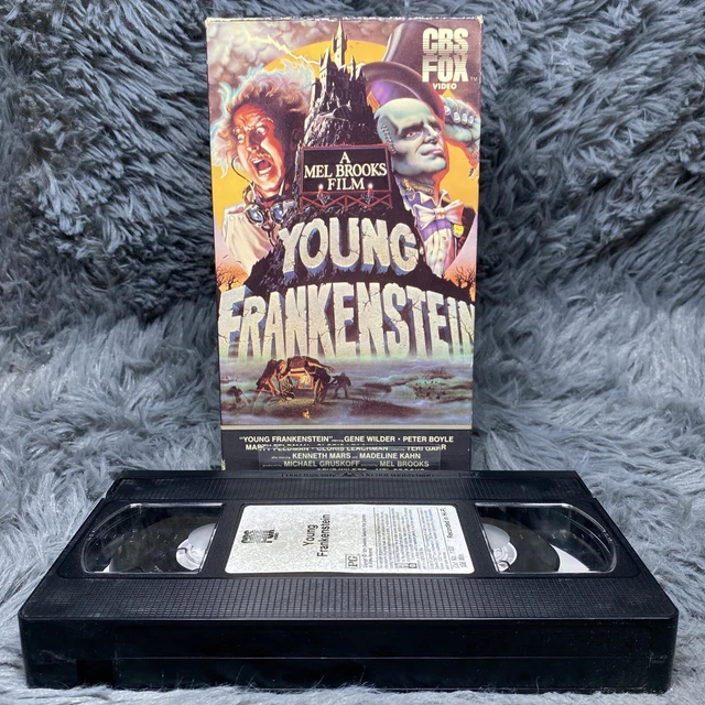 YOUNG FRANKENSTEIN VHS Tape 1984 CBS Fox Gene Wilder Teri Garr Marty ...
