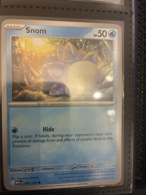 SNOM 042/132 POKÉMON TCG Mega Evolution Common Card £0.01 - PicClick UK
