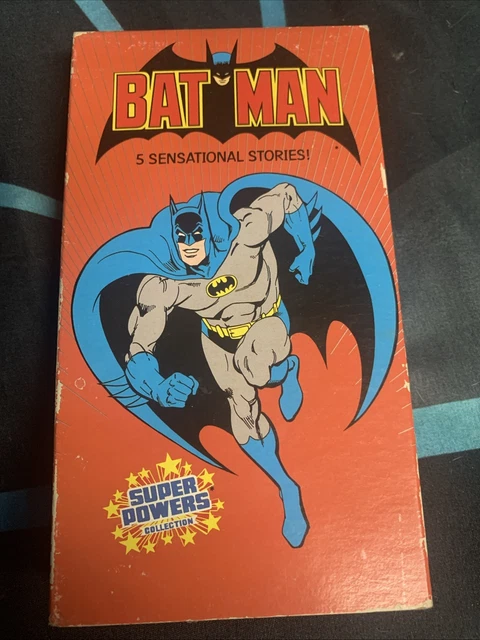 BATMAN - 5 Sensational Stories VHS Super Powers Collection Warner Bros ...