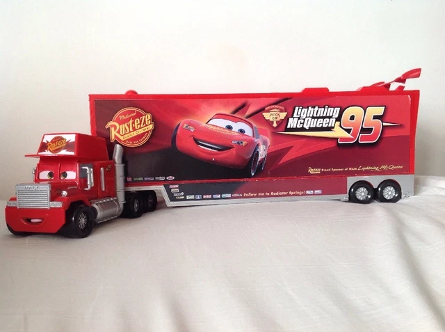 DISNEY CARS LARGE Mack Truck / Lorry Carry Carry Case Storage Talking ...