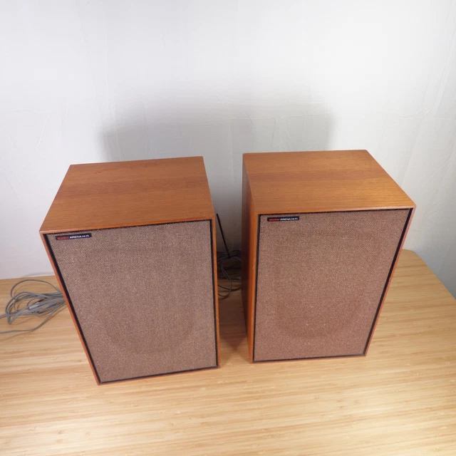 BUSH ARENA HI-FI L820 Vintage Teak Wood Speakers Working £59.99 ...