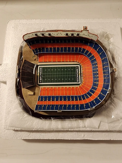 VINTAGE DANBURY MINT Denver Broncos old Mile High Stadium Replica ...