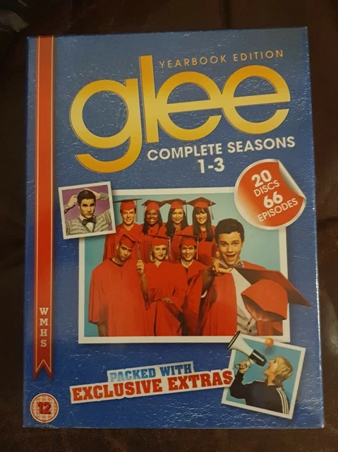 GLEE COMPLETE SERIES 1-3 DVD Boxset Collection Season 1, 2, 3, New ...