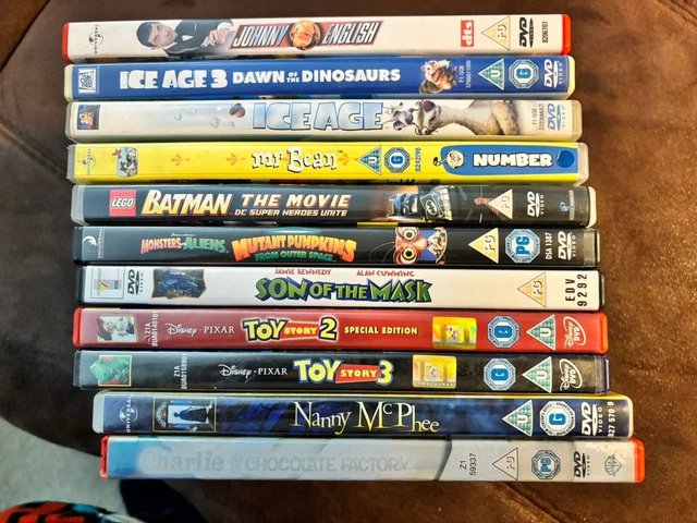 CHILDREN'S FAMILY DVD Bundle Joblot 11x Kids Family Classics Dreamworks ...