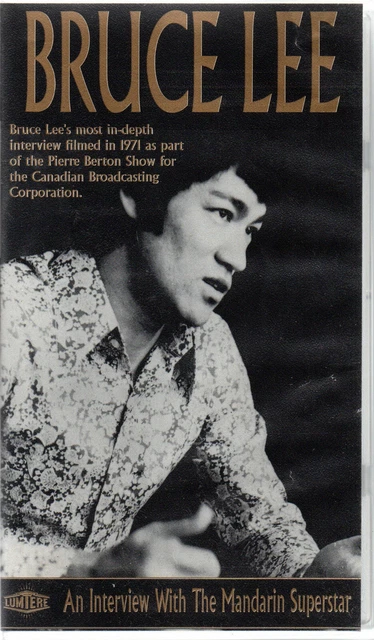 BRUCE LEE ~ An Interview With The Mandarin Superstar 1971 ~ Rare VHS ...