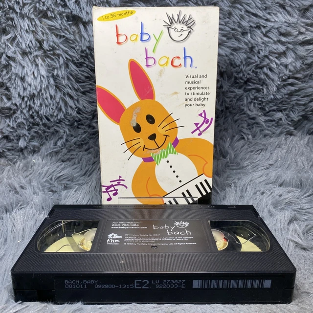 BABY EINSTEIN BABY Bach VHS Video Tape Infant Learning 1 To 36 Months ...