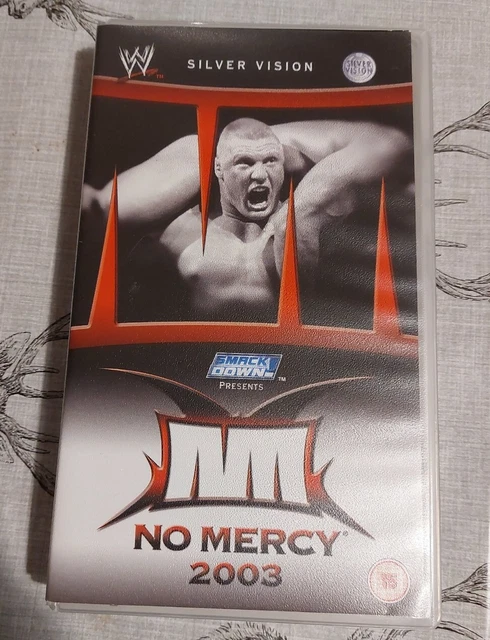 NO MERCY 2003 WWF VHS Video Tape Silver Vision Vintage Wrestling old ...