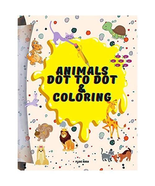 ANIMALS DOT TO Dot & Coloring: Attractive Drawing Animals and Coloring ...