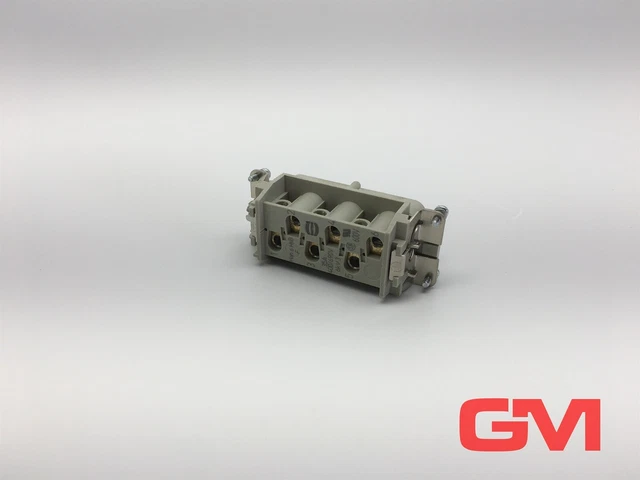 HARTING CONNECTEUR MÂLE Han 6 Hsb-F Femelle Insert 09310062701 35A de ...