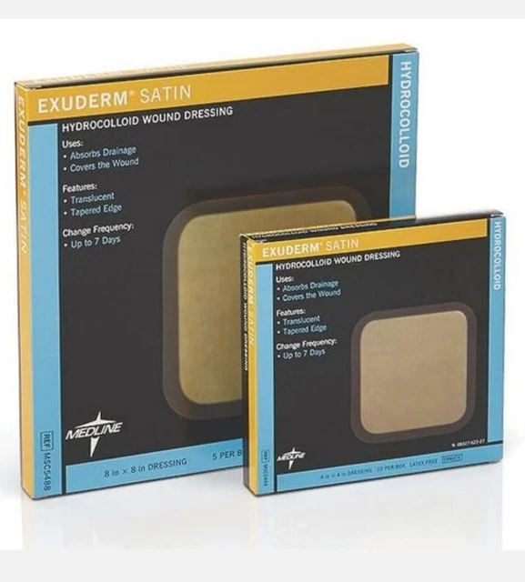 Medline MSC5422 Exuderm Satin Hydrocolloid Wound Dressing,, 56% OFF