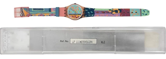 MONTRE À BRACELET Swatch Gents Et Dames Essaouir LP111 1991+ Housse EUR ...