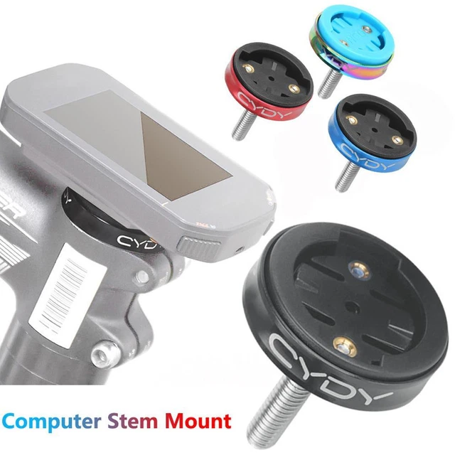 BIKE COMPUTER HOLDER Stopwatch Mount Bracket Stem Cap Suitable Garmin ...