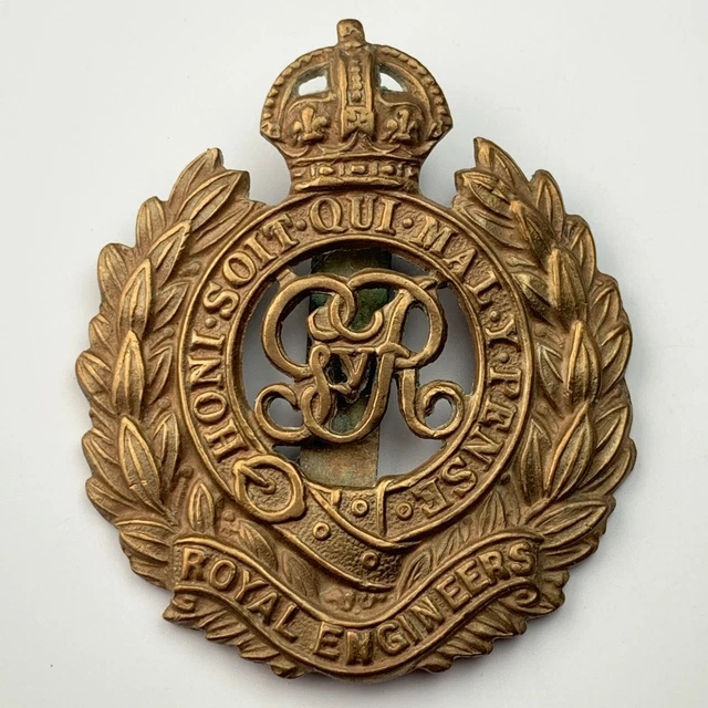 SB64- ORIGINAL WW2 Royal Engineers Corps (George VI) Cap Badge £9.99 ...