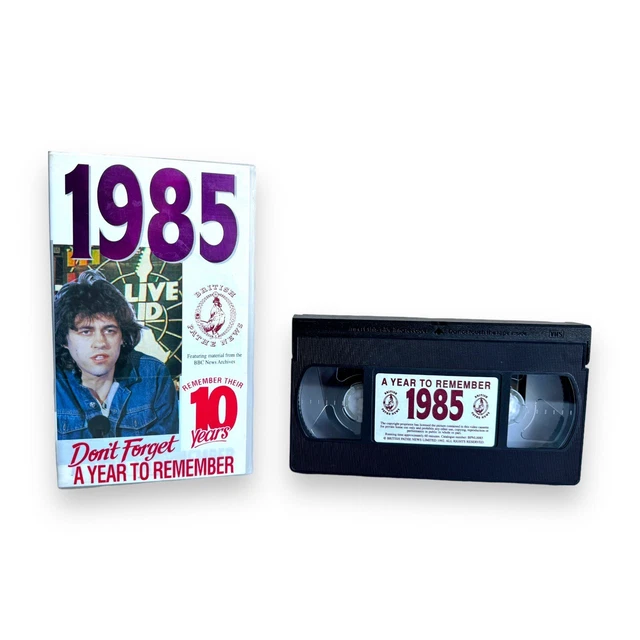 1985 - A Year To Remember - British Pathe News - PAL VHS Video Tape ...