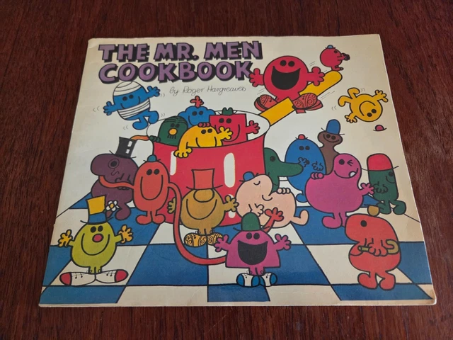 THE MR. MEN COOKBOOK. Roger Hargreaves 1977 COMPLETE FREE SHIPPING $75. ...