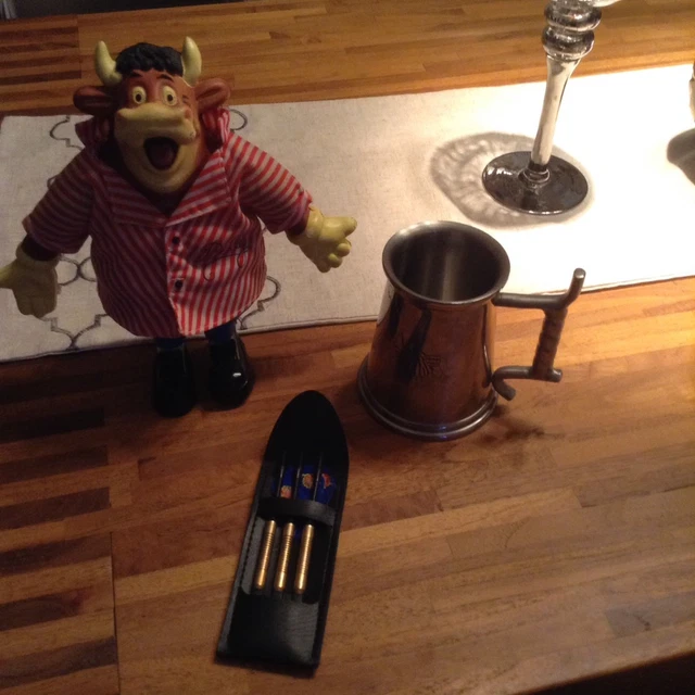 BULLSEYE BENDY BULLY & Tankard and darts £62.00 - PicClick UK