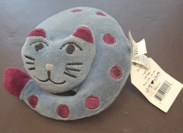 JELLYCAT ‘I AM Cat Nap’ Retired 3.5” - Blue with Pink/Purple Spots £22. ...