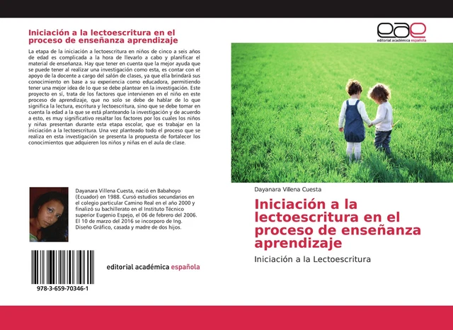 INICIACIÓN A LA lectoescritura en el proceso de enseñanza aprendizaje Dayanara V EUR 54,90 ...