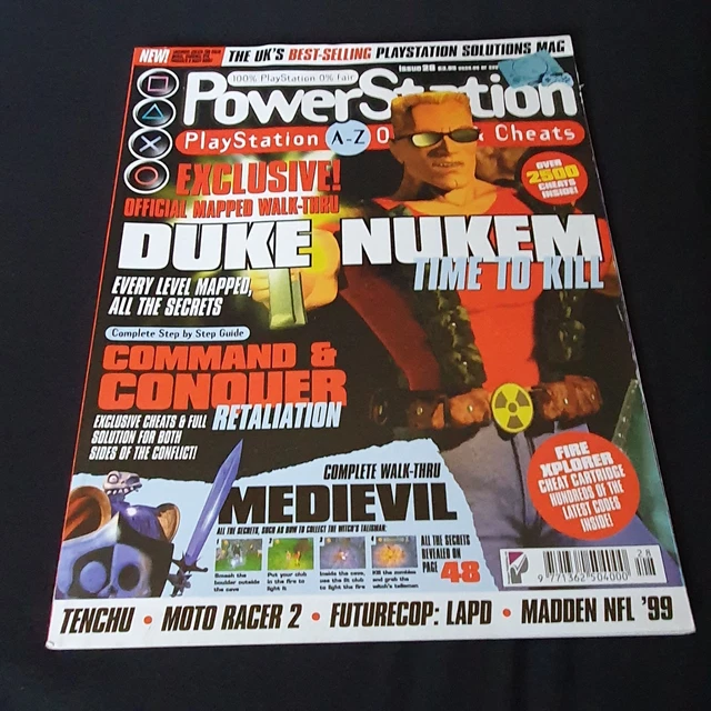 POWERSTATION PLAYSTATION MAGAZINE Issue 28 1998 £11.07 - PicClick UK