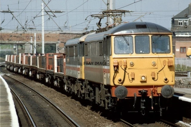 PHOTO CLASS 86 Loco No 86607 87019 At Warrington Bank Quay 1989 £2.35 ...