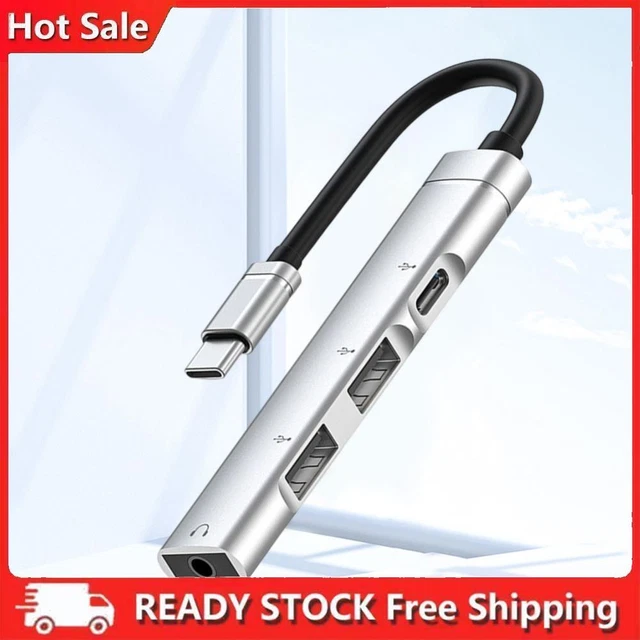 DOCKING STATION PD Fast Charging Dock Station Hub with Audio Jack Plug ...