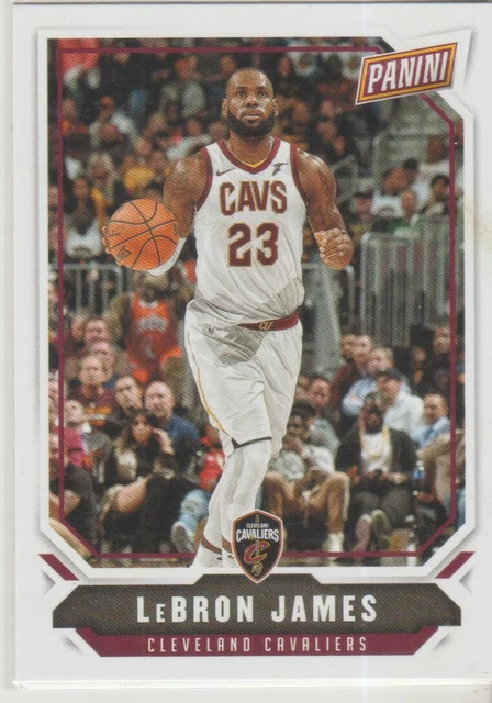 2018 LEBRON JAMES with the team of Cleveland Cavaliers Panini Card #30 ...