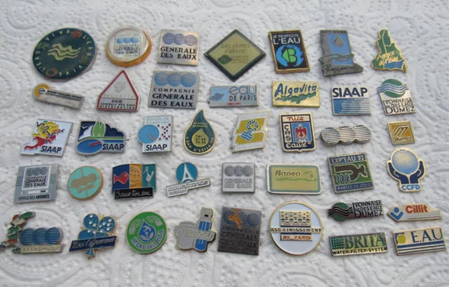 LOT DE 40 Pin's Sur L'eau Qualite De L'eau Traitement EUR 12,00 ... LOT DE 40 Pin's Sur L'eau Qualite De L'eau Traitement EUR 12,00 ...