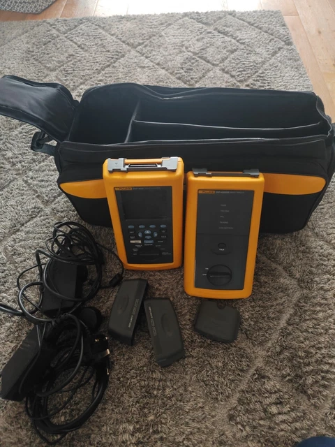 FLUKE DSP 4000 Cable Analyzer & DSP4000SR Smart Remote Cable Tester EUR ...