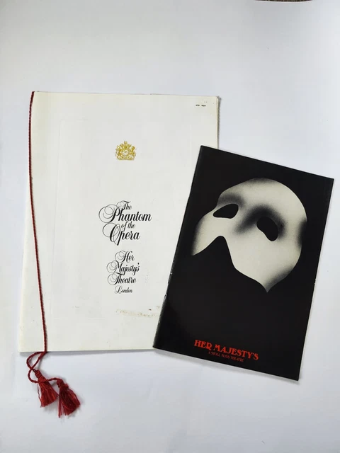 Phantom Of The Opera Souvenir Program Her Majestys Theatre London 1995
