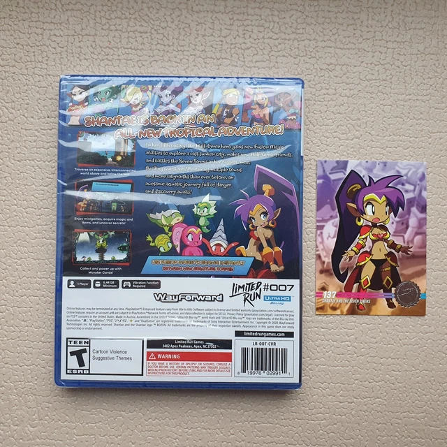 SHANTAE AND THE Seven Sirens Playstation 5 PS5 jeux à course limitée ...