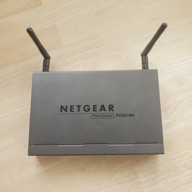 NETGEAR PROSAFE VPN Firewall Router FVS318 8-Port 100M No Power Cord ...