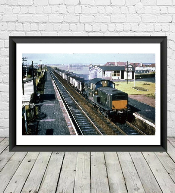 BARASSIE RAILWAY STATION, AYRSHIRE. 1966 Loco; D8525 PHOTO 12 x 8 (A4 ...