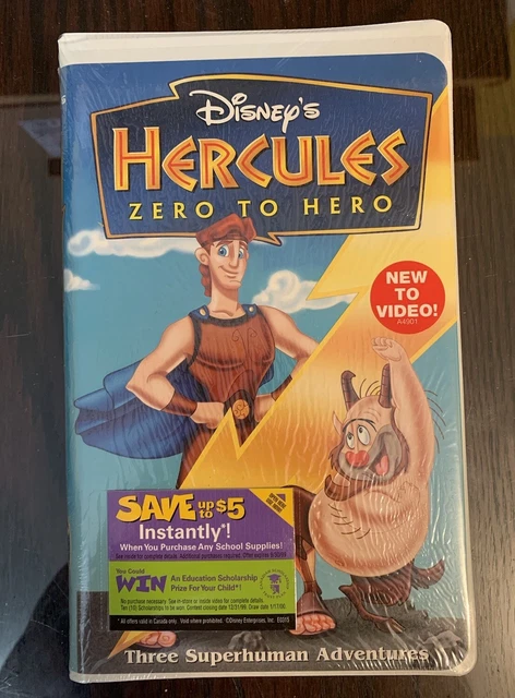 DISNEY’S HERCULES ZERO to Hero VHS 1999 Clam Shell Brand New Sealed $15 ...