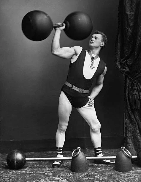 FAMOUS BODYBUILDER & Strongman Eugene Sandow C1900 1 Old Photo $9.00 ...