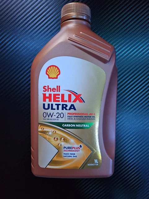 SHELL HELIX ULTRA 1L Engine Oil 1 Litre 0W20 ECT C5 Fully Synthetic ...