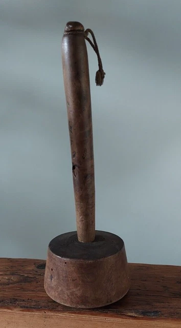 OUTIL ANCIEN DE cuisine Art Populaire Pilon presse-purée vintage bois ...