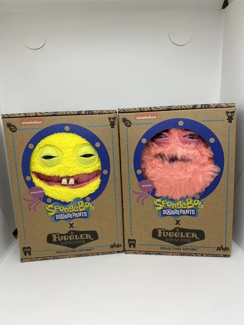 FUGGLER SPONGEBOB AND Patrick Set Funny Ugly Monster Soft Toy Plush ...
