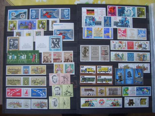 DDR SERIE ZUSAMMENDRUCKE 60-iger bis 80-iger Jahre, postfrisch EUR 1,90 ...