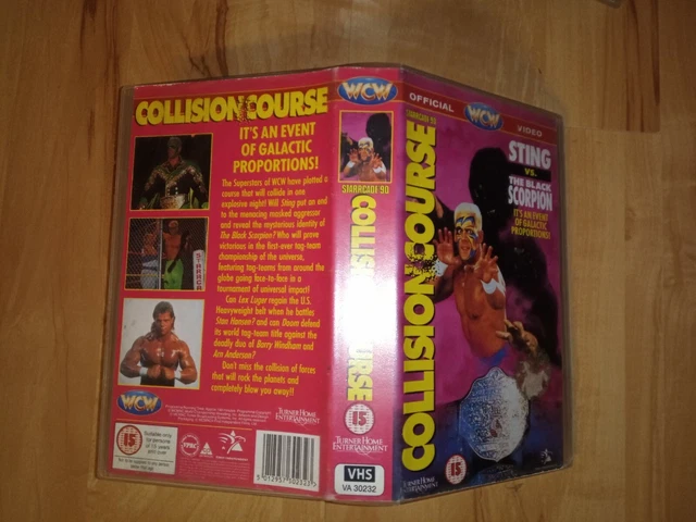 WRESTLING VHS WCW / NWA Starrcade 90 Collision Course WWF WWE TNA ECW ...