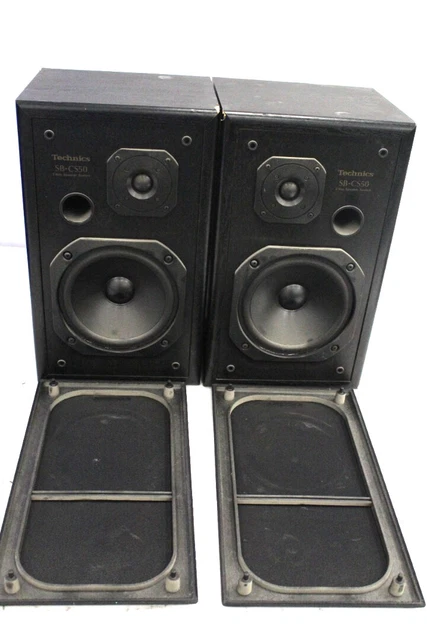 PAIR OF TECHNICS SB-CS50 Standing Loud Speakers, Black - Z05 £32.99 ...