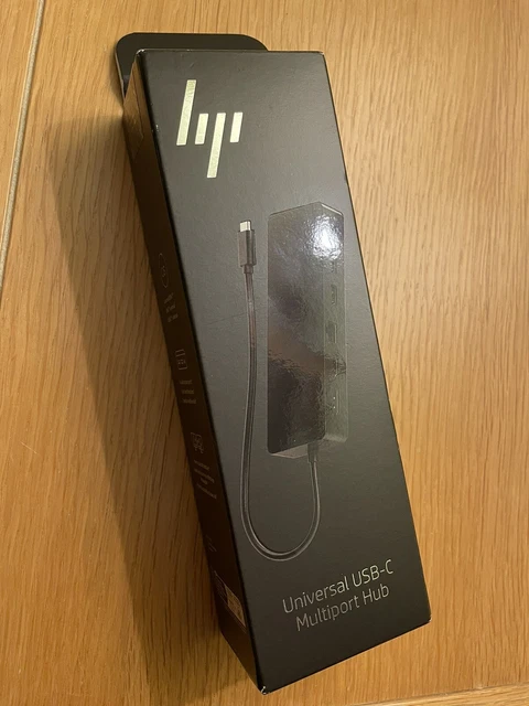 HP UNIVERSAL USB-C Multiport Hub Docking Station 50H98AA#ABB 7 Multi ...
