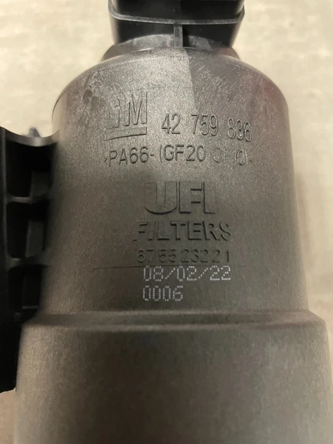 ORIGINAL VAUXHALL MOKKA Diesel Fuel Filter Housing Strainer 42759836 £ ...