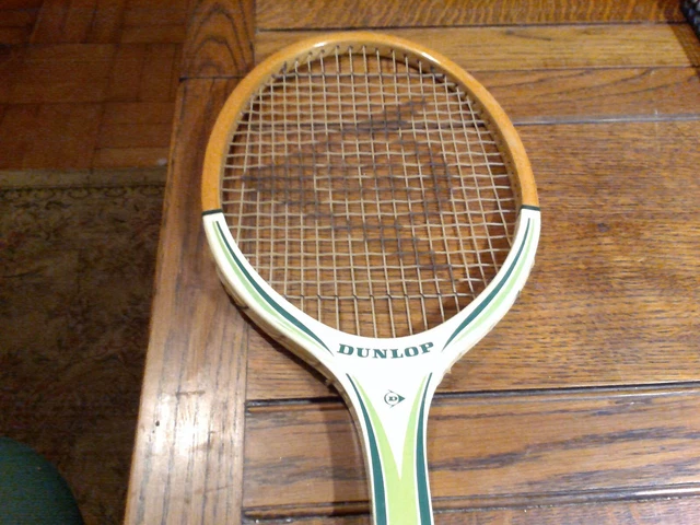 VINTAGE WOODEN TENNIS racket/racquet Dunlop Evonne Goolagong $22.41 ...