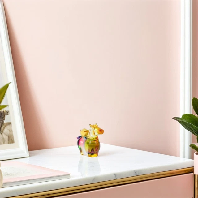 HORSE FIGURINE CHINESE New Year Decoration 2026 Glass Zodiac Animal ...