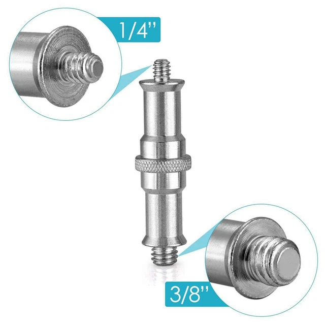 8PCS 1/4INCH TO 3/8Inch Male Thread Adapter -Ended Spigot Stud Male ...