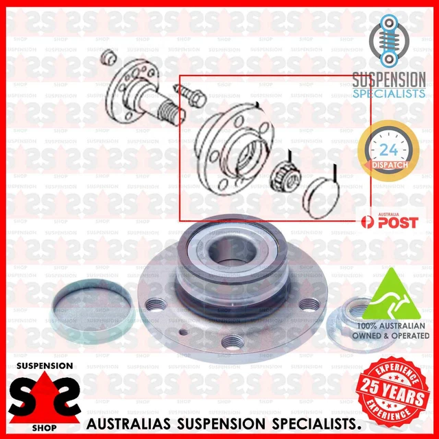 REAR AXLE LEFT Or Right Wheel Hub Suit VW Polo 1.2 TSI POLO V (6R1, 6C1 ...