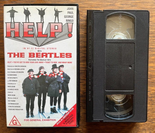 THE BEATLES - Help! VHS Video Cassette Tape 1965 Exc Cond! $14.99 ...