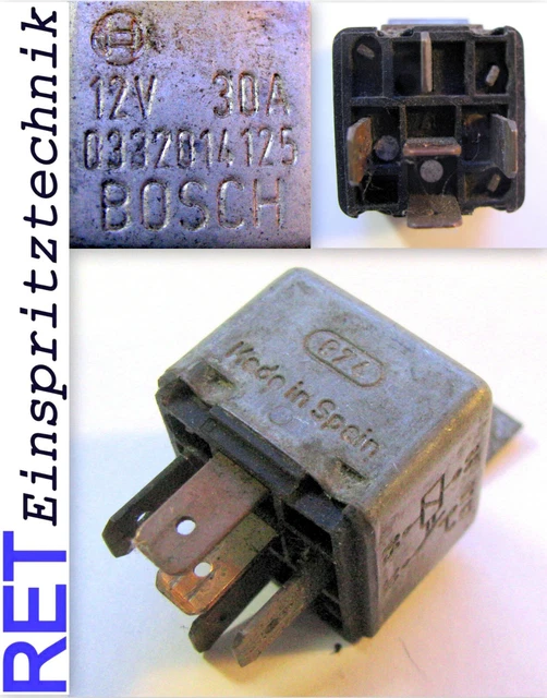 RELAIS STEUERRELAIS BOSCH 0332014125 BMW VW Mercedes Benz original EUR ...